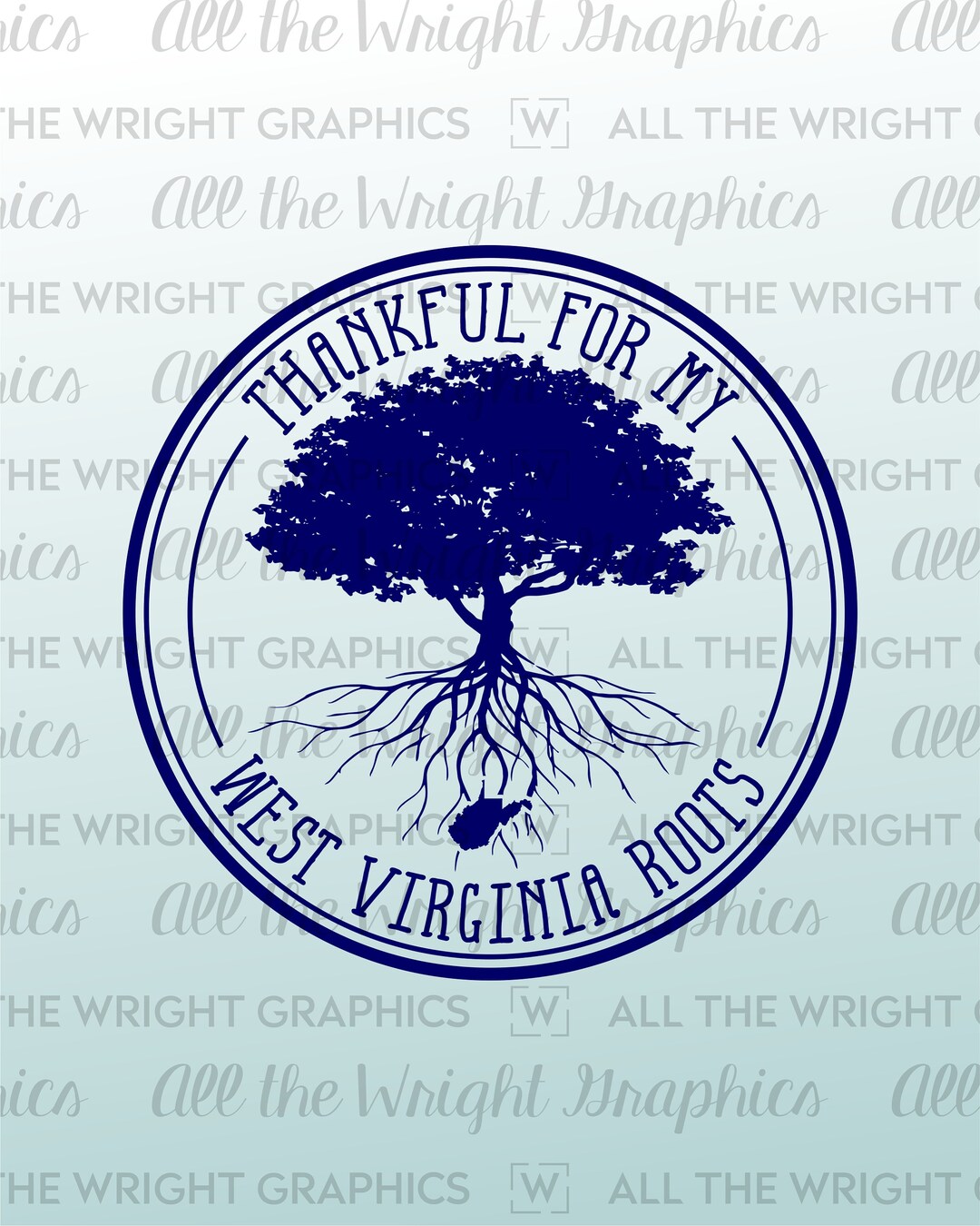 Thankful for My West Virginia Roots Graphic - 8x10 Printable JPG, PNG ...