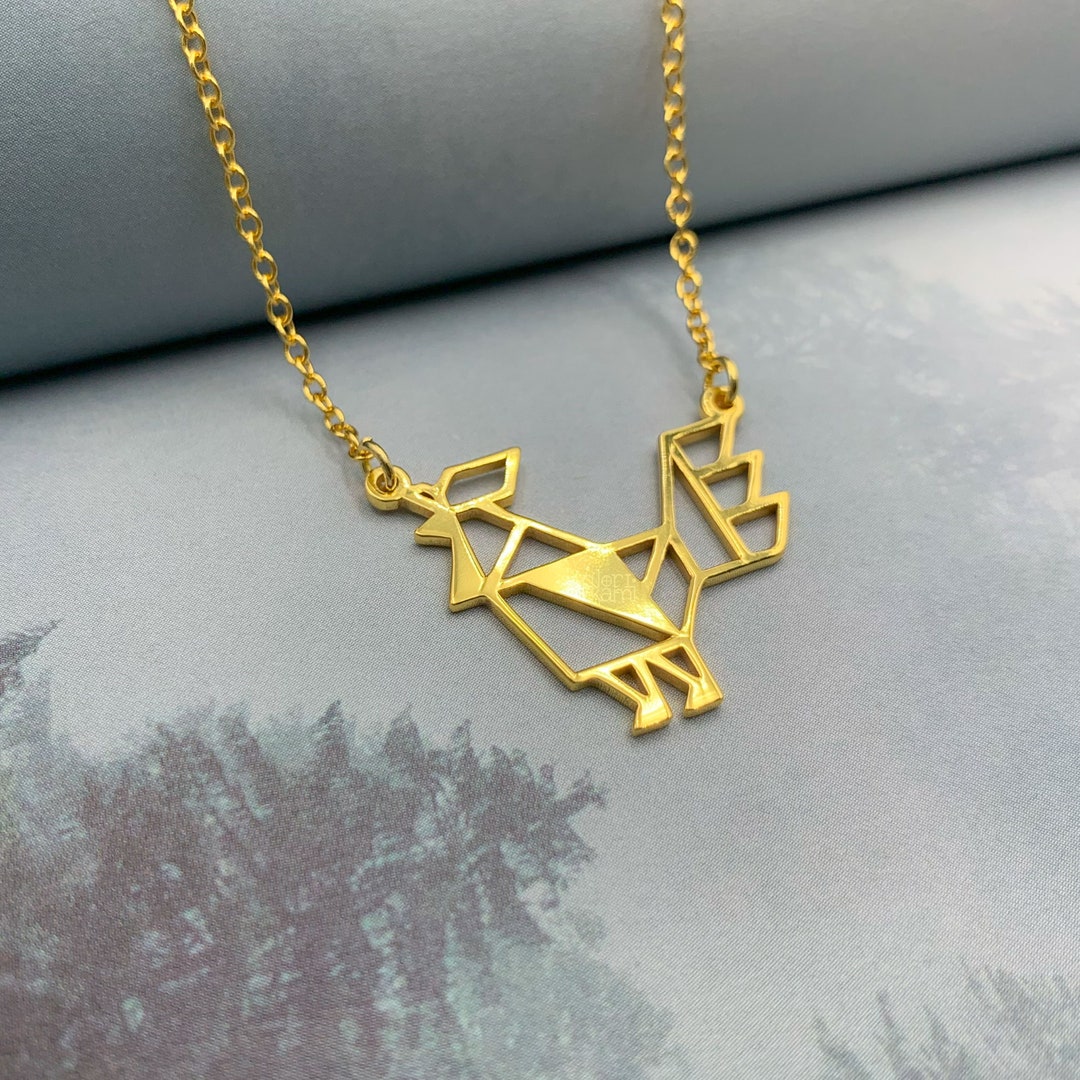 Geometric Rooster Necklace, Pet Chicken Jewelry, Farm Animal Jewelry ...