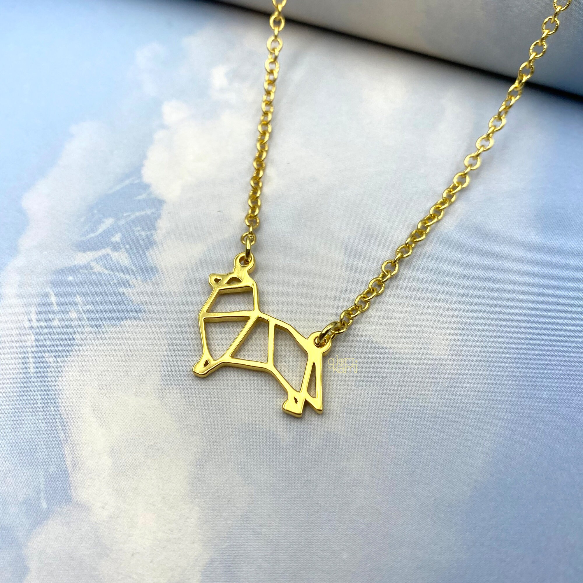 Sheltie Necklace: Shetland Sheepdog Jewelry Gold & Silver Plated ...