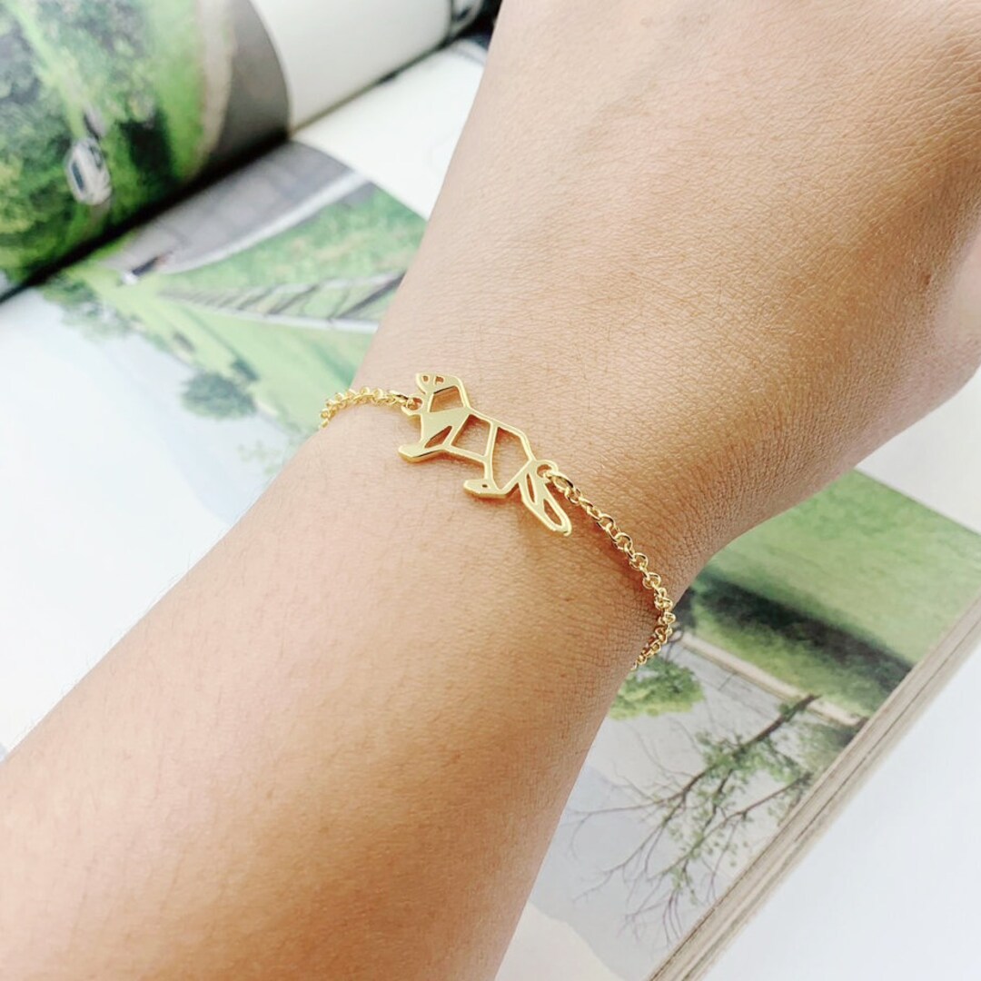 Origami Otter Bracelet, Delicate Ocean Bracelet, Summer Bracelet for ...