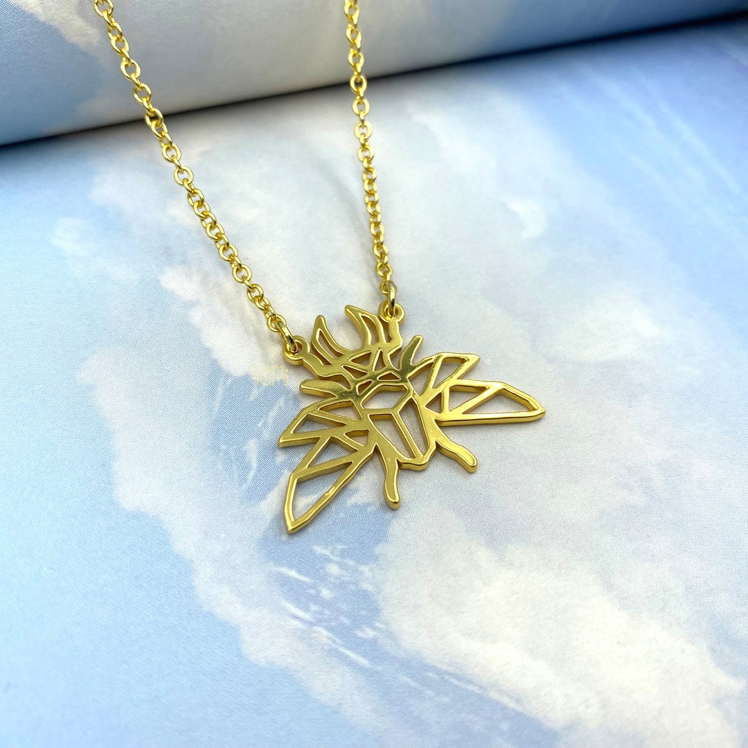 Geometric Stag Beetle Necklace, Bug Jewelry, Insect Charm, Science Gift ...