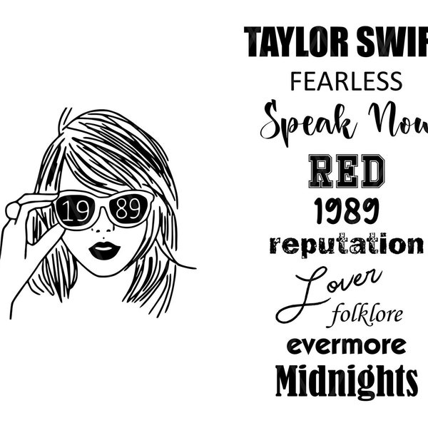 Taylor Svg Bundle - Etsy