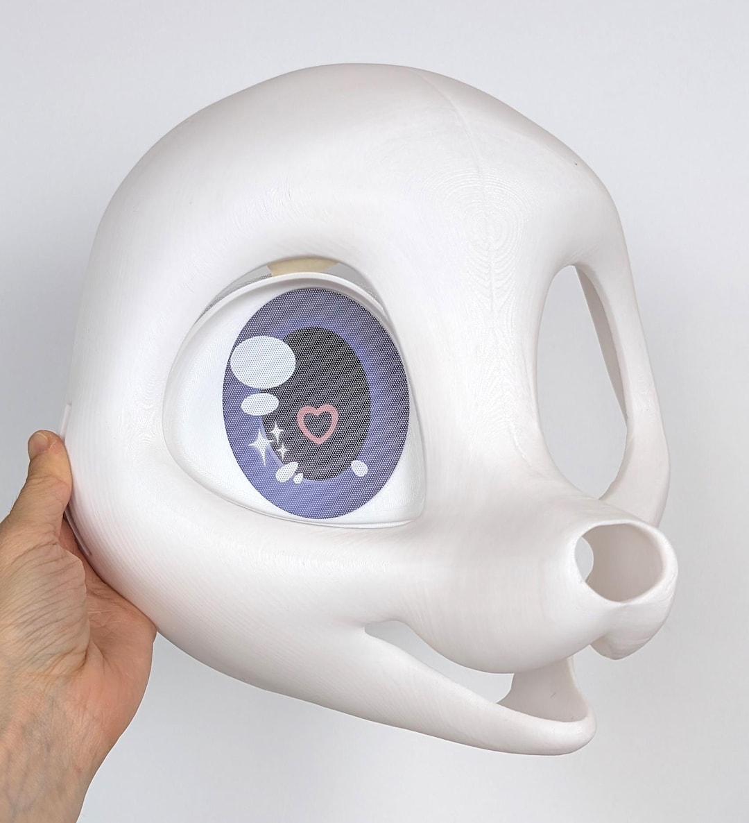 Fursuit Head Base - Sweet Fennec Fox Small Muzzle 3d Print PLA - Furry ...