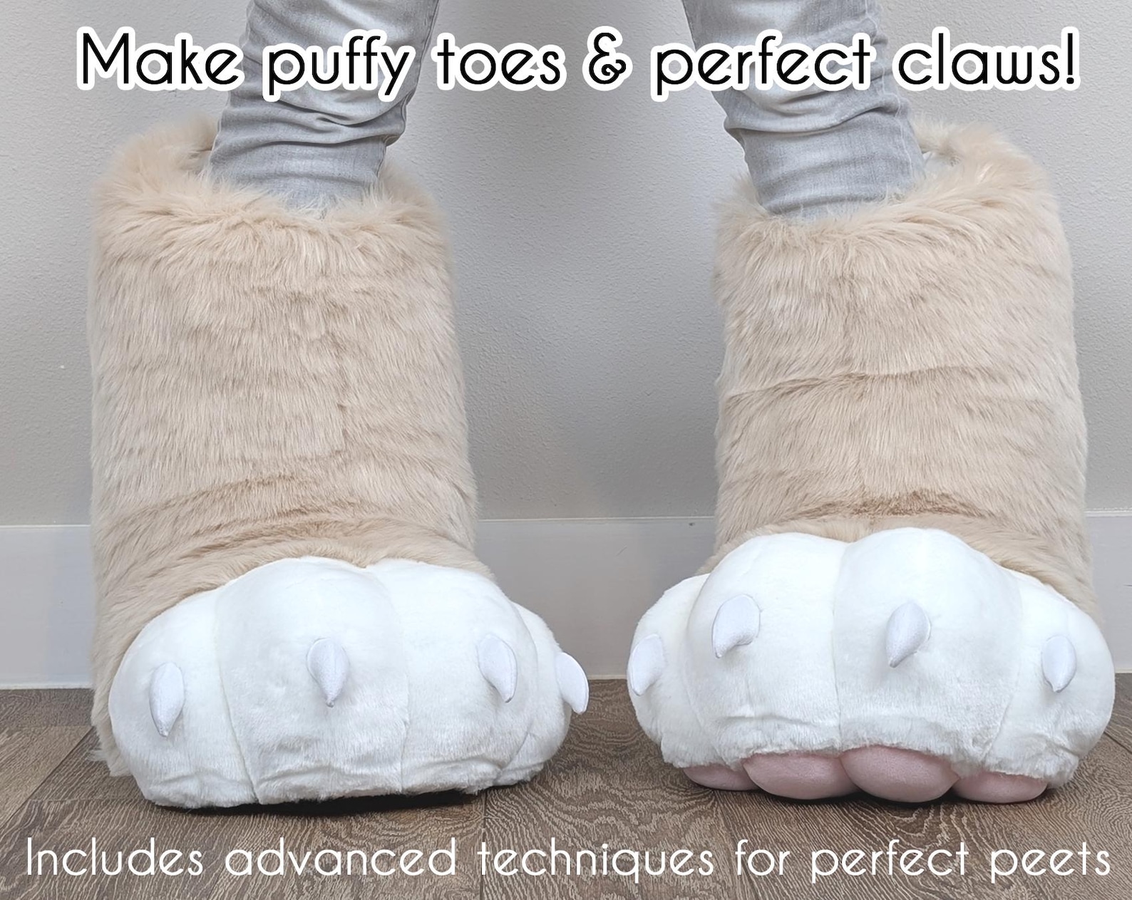 Fursuit Feet Paw Pattern - Digi Foot No Foam Feetpaws PDF - Etsy