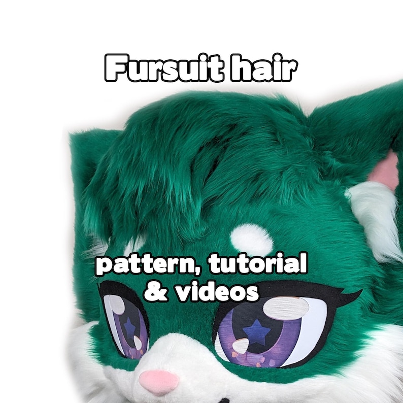 Fursuit Hair Pattern - Layered Head Fluff Beginner PDF - Etsy