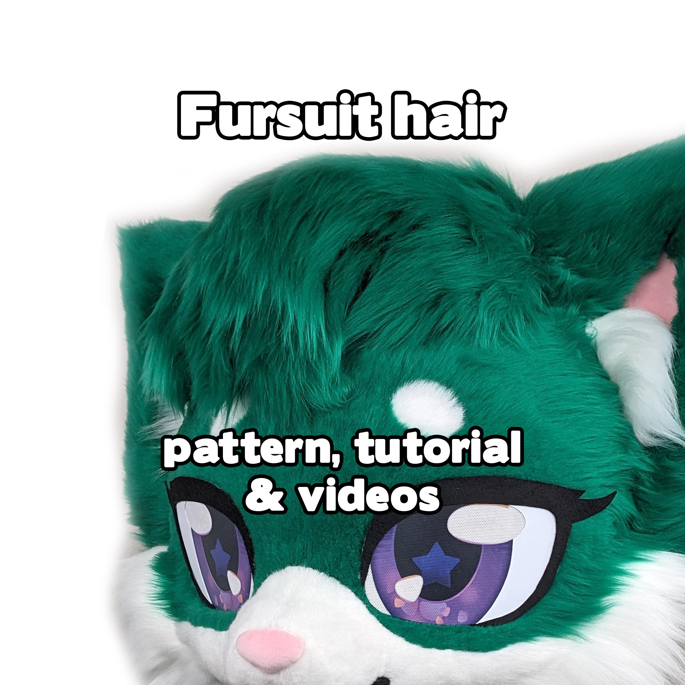 Fursuit Hair Pattern - Layered Head Fluff Beginner PDF - Etsy