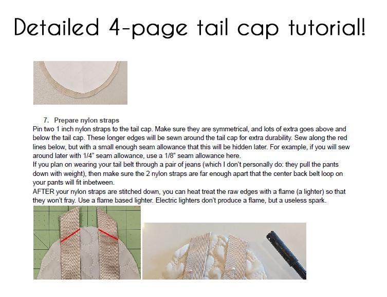 Fursuit Canine Tail Sewing Pattern - Fox Beginner PDF Tutorial - Etsy ...