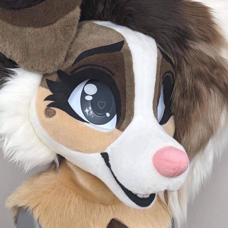 Fursuit Eye Mesh Dye Sublimated - Hazel Brown Olive Shadow Oval Iris ...