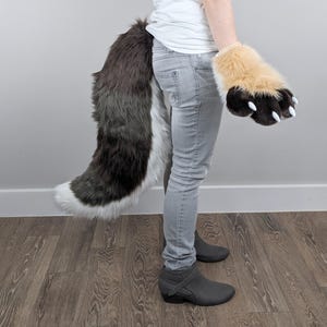 Fursuit Sewing Pattern - Tail Canine Large 29 Inch With Tutorial ...