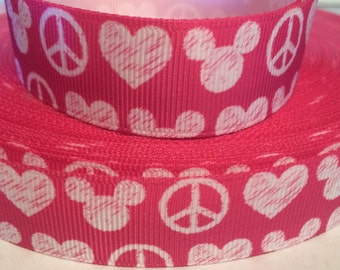 Peace sign ribbon | Etsy