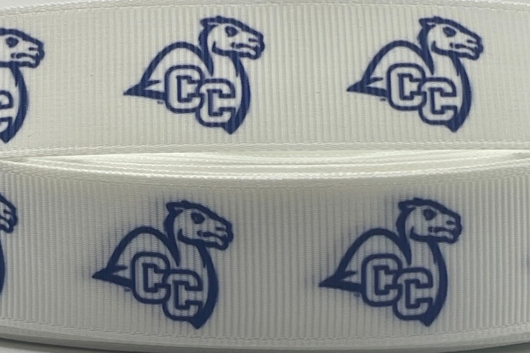 College Inspired Ribbon 7/8-inch Grosgrain Ribbon College Ribbon - Etsy