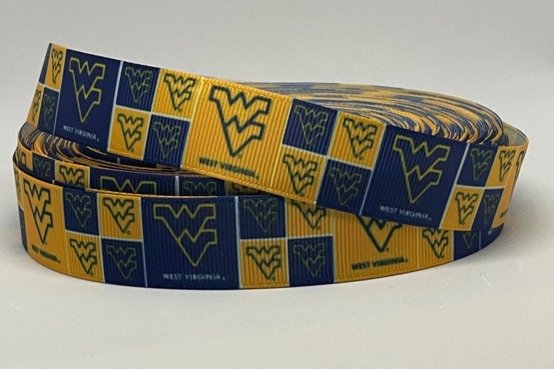 College Inspired Ribbon 7/8-inch Grosgrain Ribbon College Sports Ribbon ...