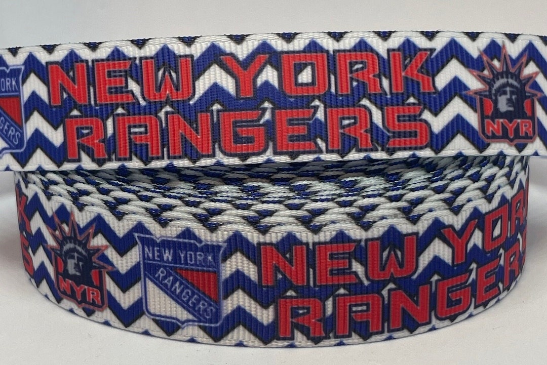 Rangers Ribbon 5/8-inch Grosgrain Ribbon New York Rangers Hockey Ribbon ...