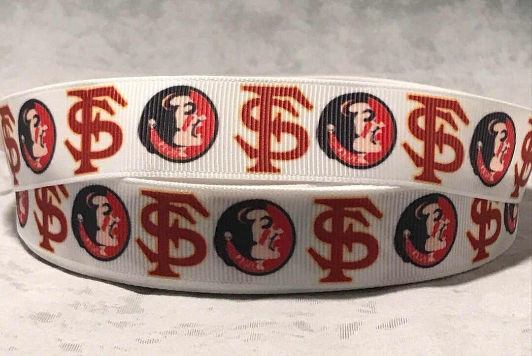 College Inspired Ribbon 7/8-inch Grosgrain Ribbon College Sports Ribbon ...