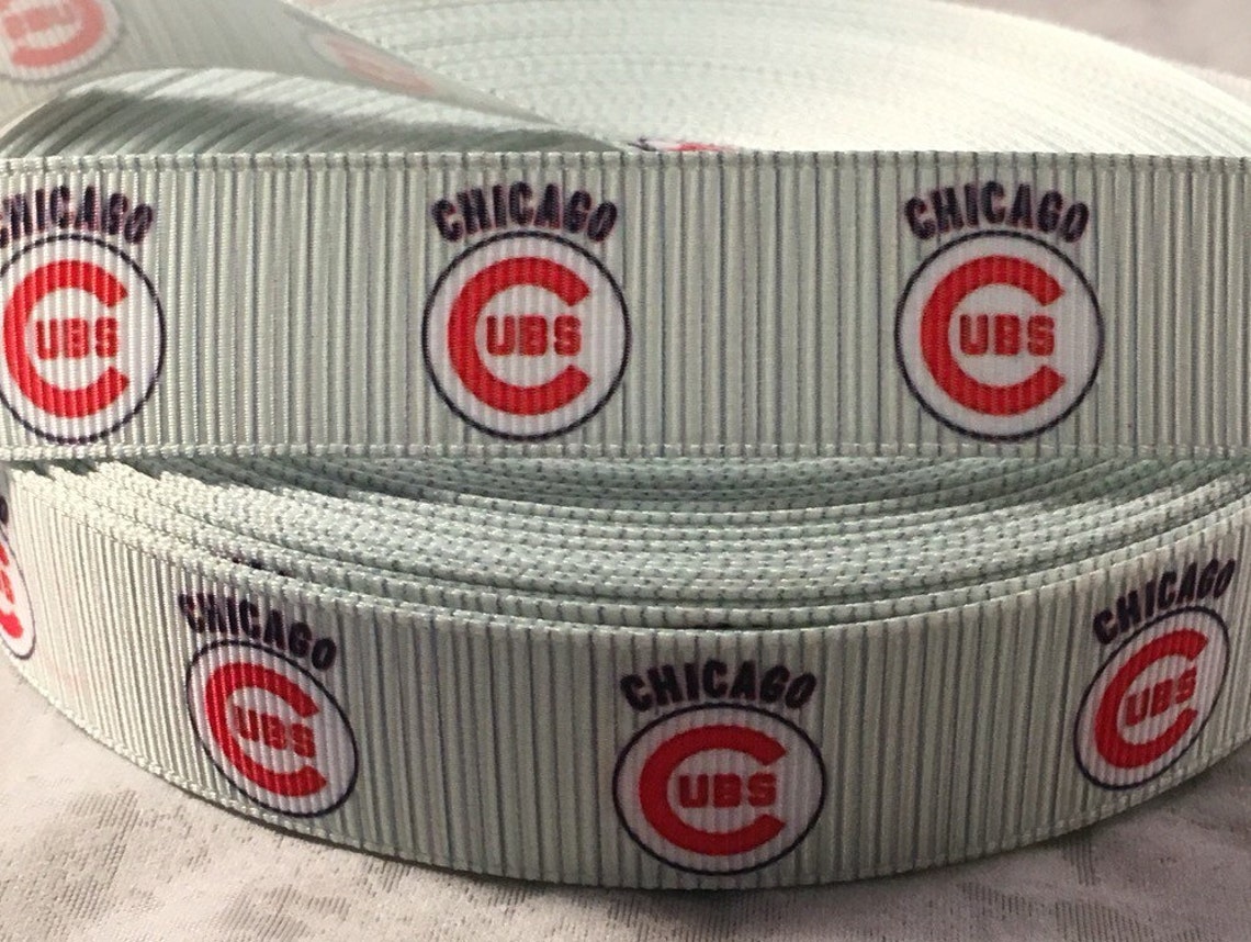 Cubs Ribbon 7/8 Grosgrain Ribbon Chicago Cubs Ribbon - Etsy