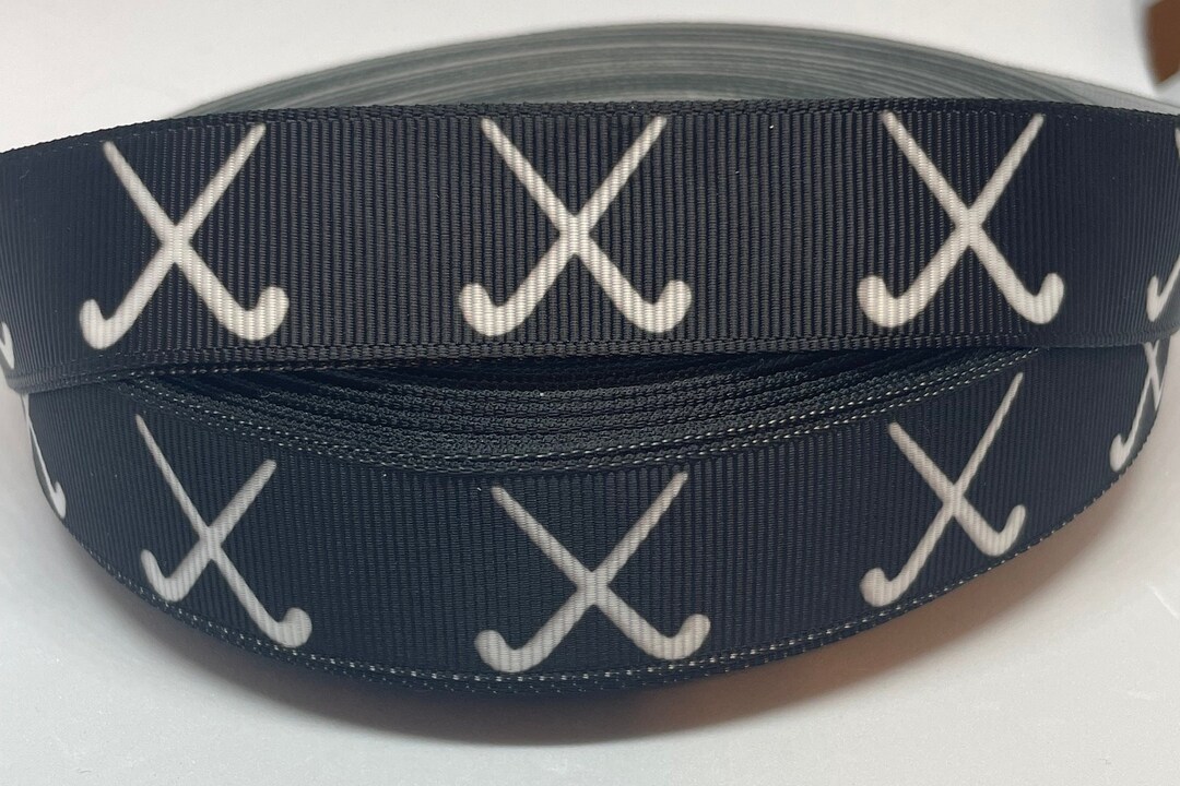 Field Hockey Ribbon 7/8-inch Grosgrain Ribbon Sports Ribbon Field ...