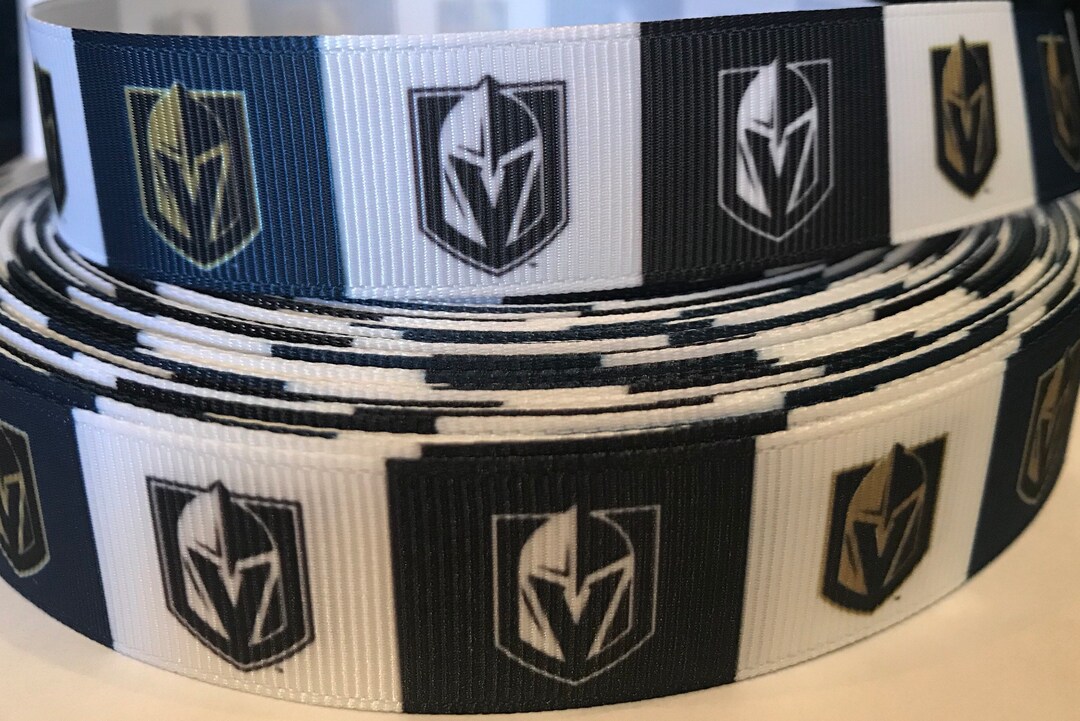 Knights Ribbon 7/8 Inch Grosgrain Ribbon Las Vegas Knights - Etsy