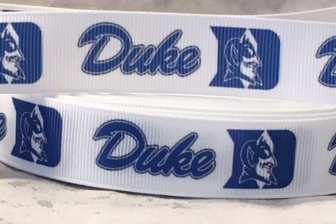 Duke Ribbon 7/8 Inch Grosgrain Ribbon College Sports Ribbon Duke - Etsy