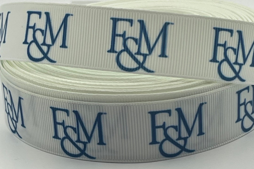 College Inspired Ribbon 7/8-inch Grosgrain Ribbon College Ribbon - Etsy