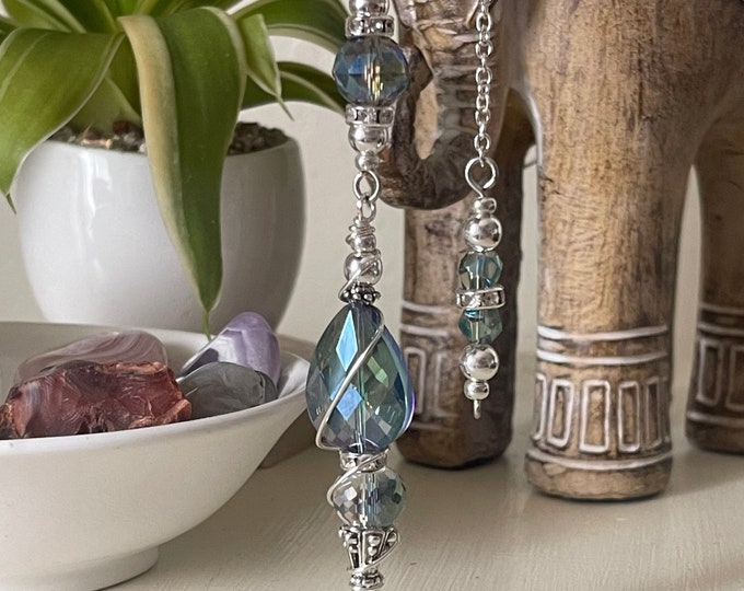 Crystal Chakra Dowsing Pendulum, Energy Healing Pendulum, Dowsing Rod ...