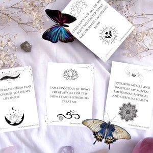 40 Printable Self Love Affirmation Cards, Body Positive, Self Worth ...