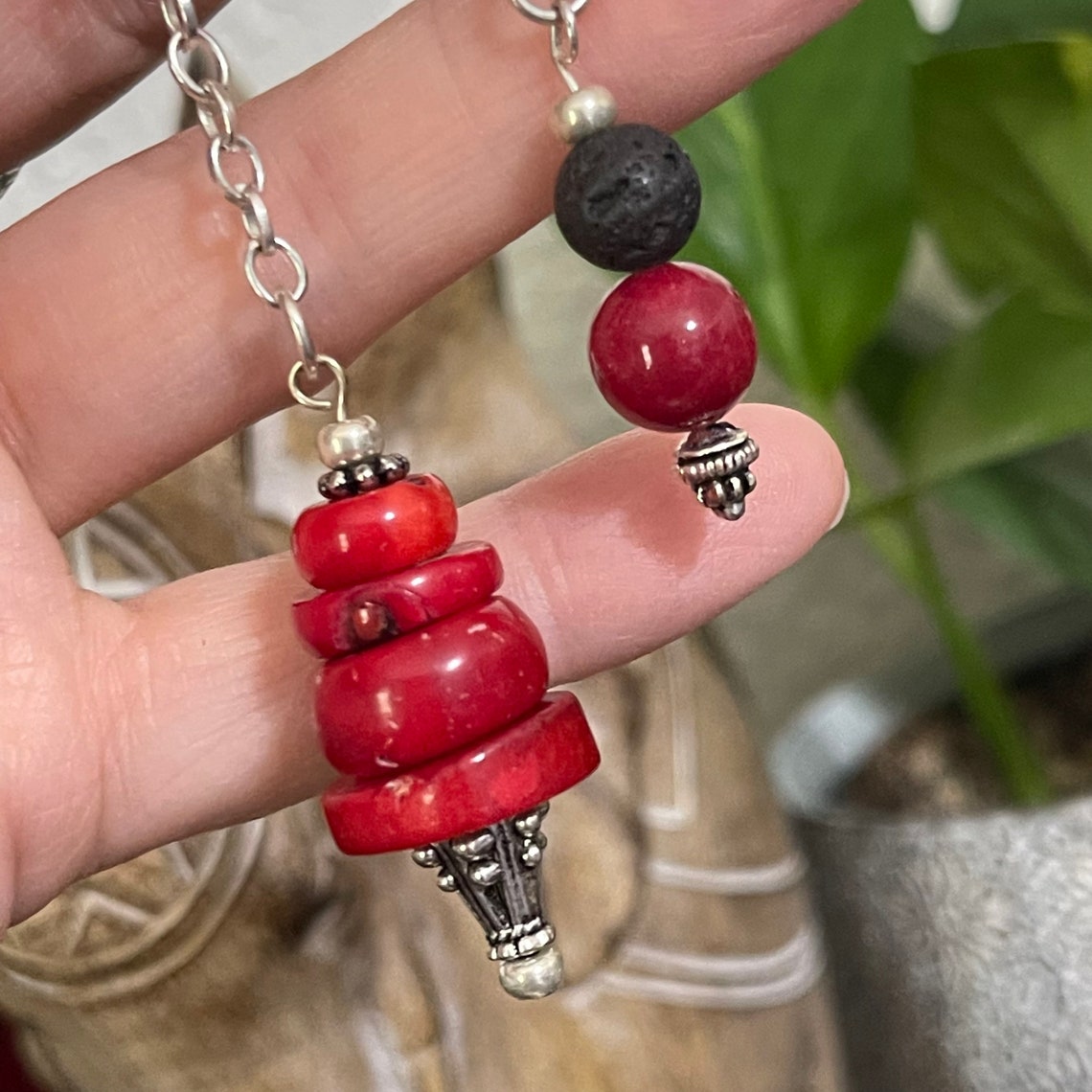 Gemstone Pendulum Red Coral Pendulum Hypnosis Dowsing - Etsy