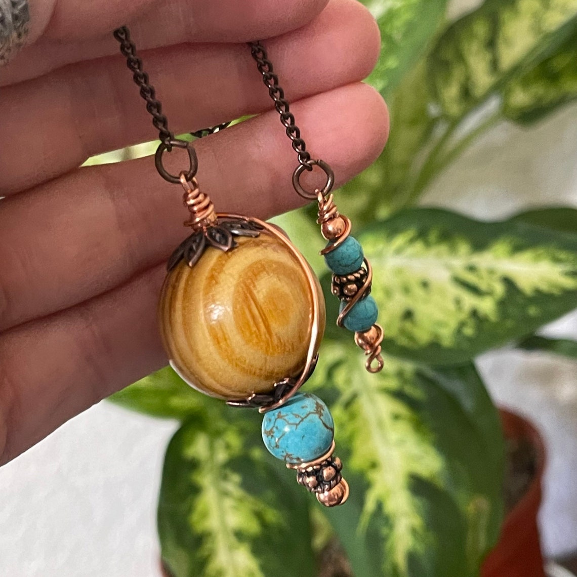 Wood Dowsing Pendulum Dowsing Rod Divination Yoga Pendulum - Etsy