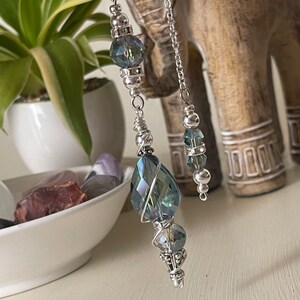 Crystal Chakra Dowsing Pendulum, Energy Healing Pendulum, Dowsing Rod ...