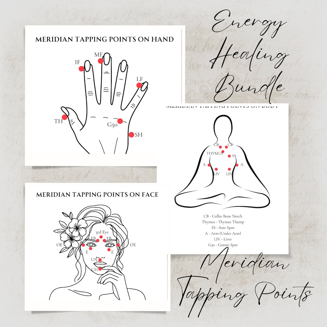 Printable Meridian Tapping Points Charts, Emotional Freedom Technique ...