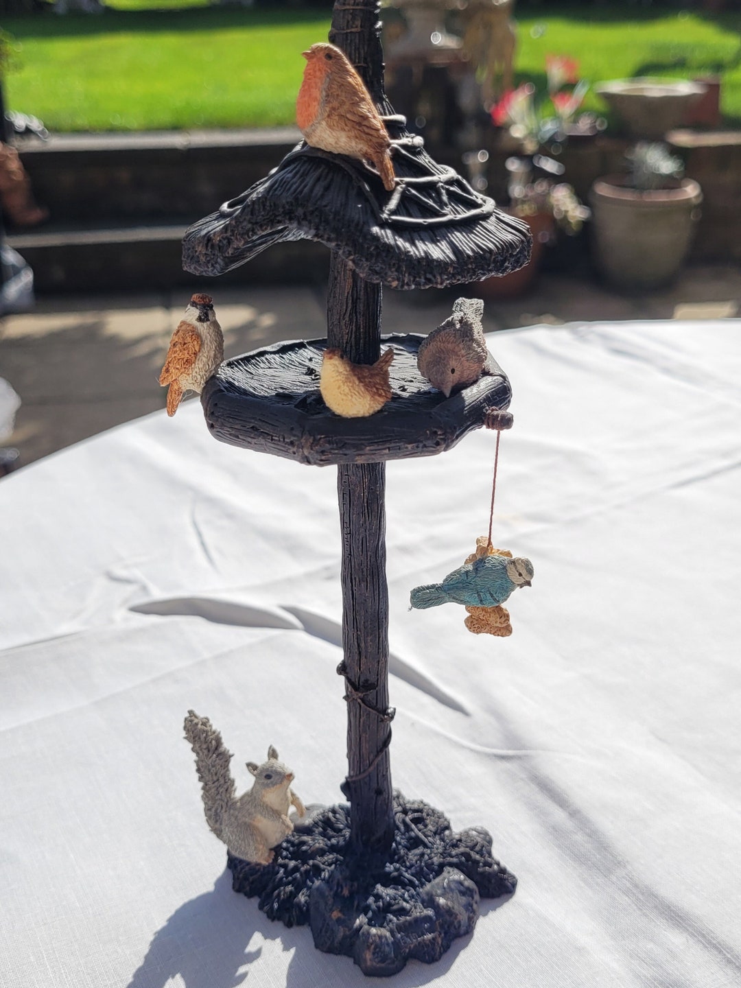 Bowbrook Studio Garden Birds Feeding on Bird Table - Etsy