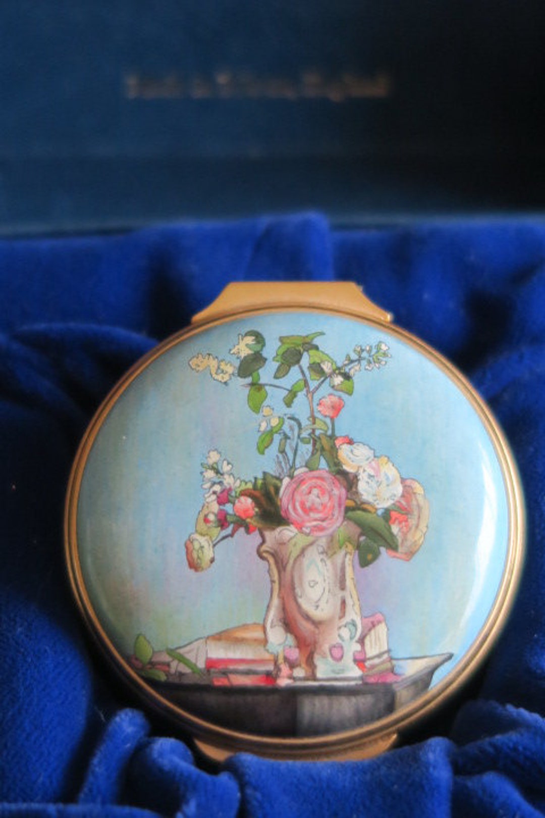Halcyon Days Brook Street Trinket Box Bouquet Flowers by Pissarro Ltd ... Halcyon Days Brook Street Trinket Box Bouquet Flowers by Pissarro Ltd ...