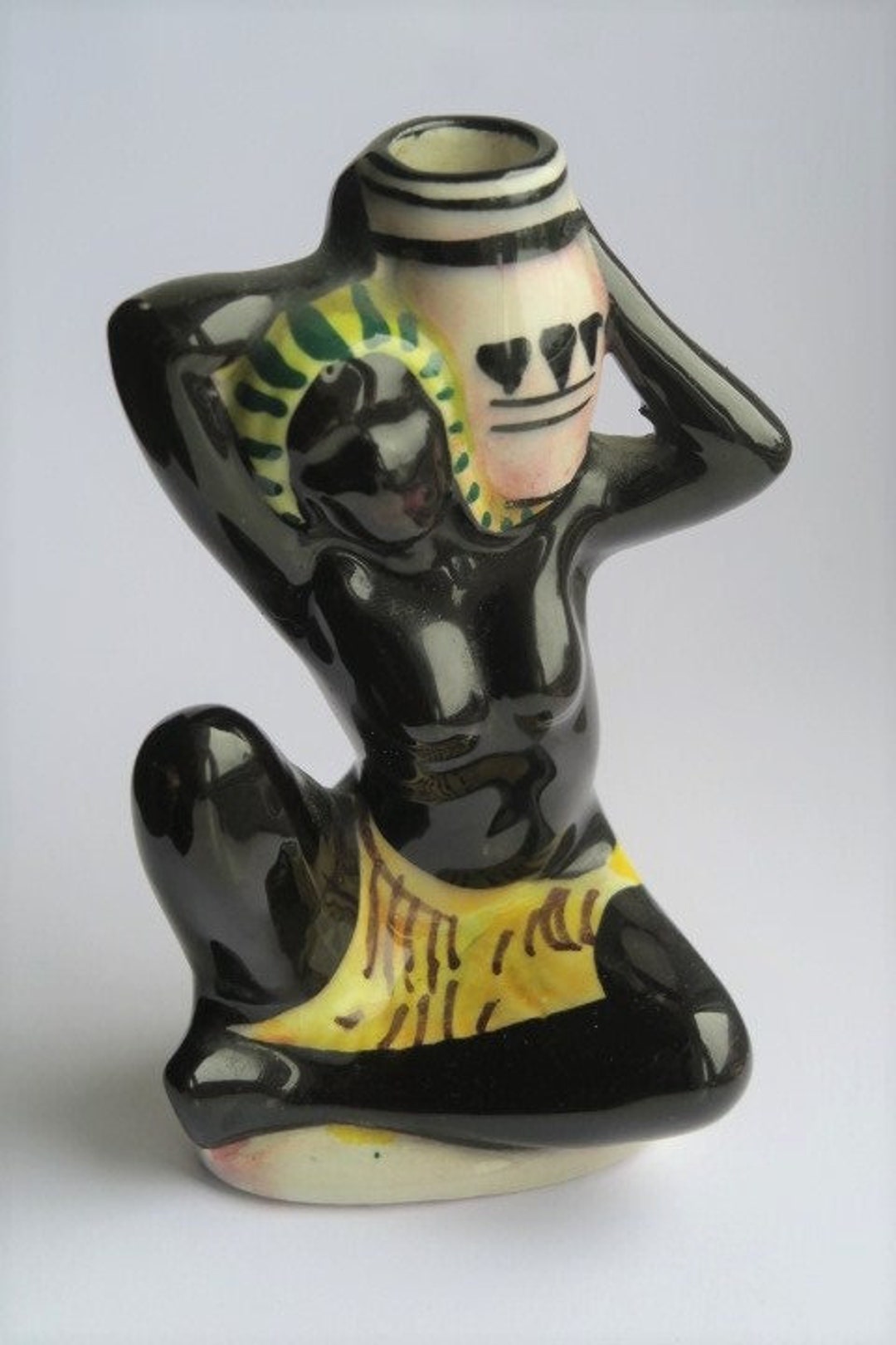 1960s Drioli African Woman Water Carrier Figural Liquer Bottle - Etsy