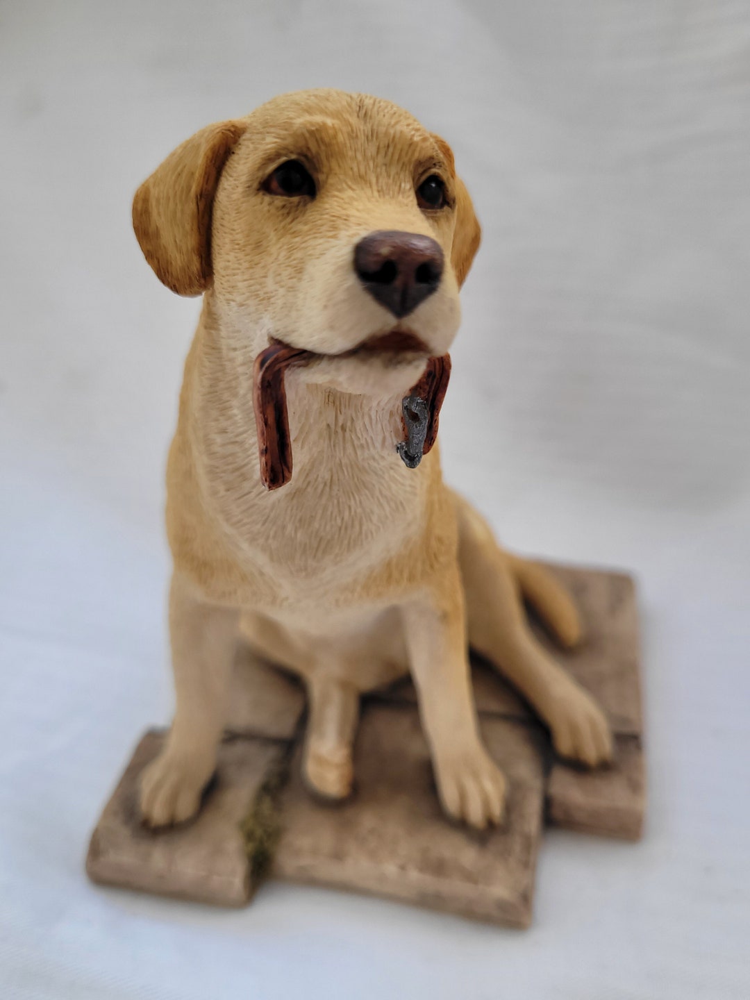 Sherratt & Simpson Golden Labrador Sitting With Lead - Etsy