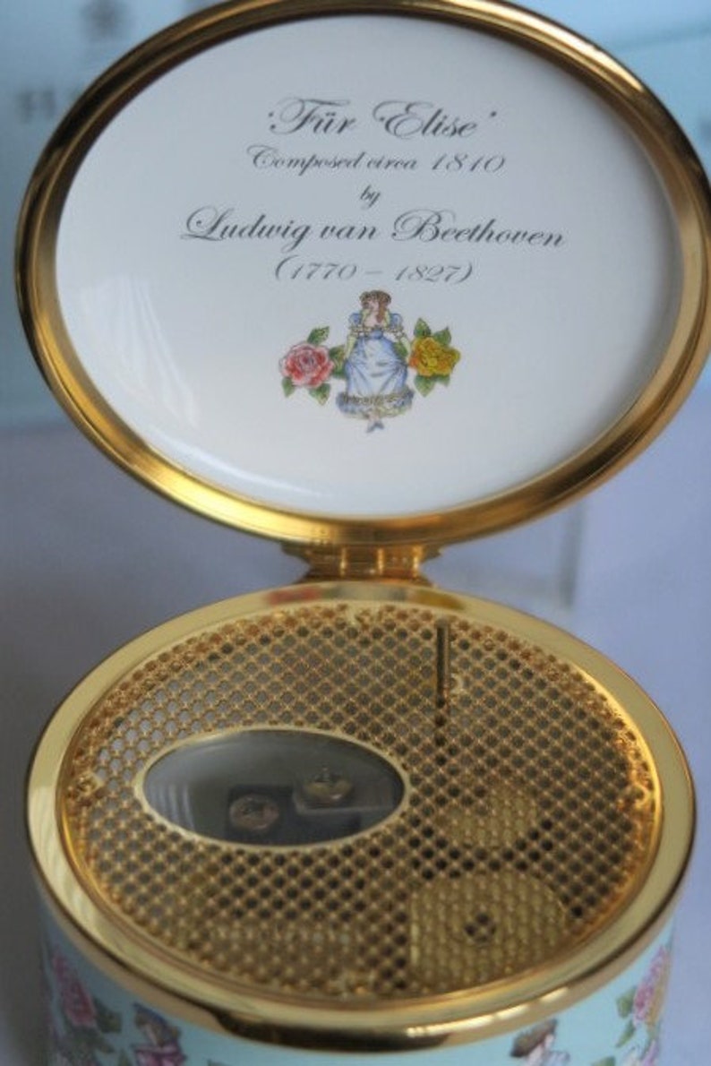 Halcyon Days Music Box Beethoven Fur Elise Boxed - Etsy