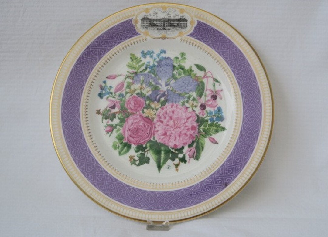 RHS 1990 Chelsea Flower Show Plate Victorian Bouquet - Etsy