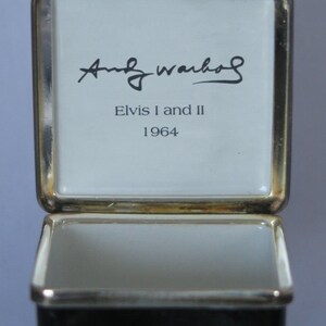 Halcyon Days Enamel Elvis I and II by Andy Warhol Box - Etsy