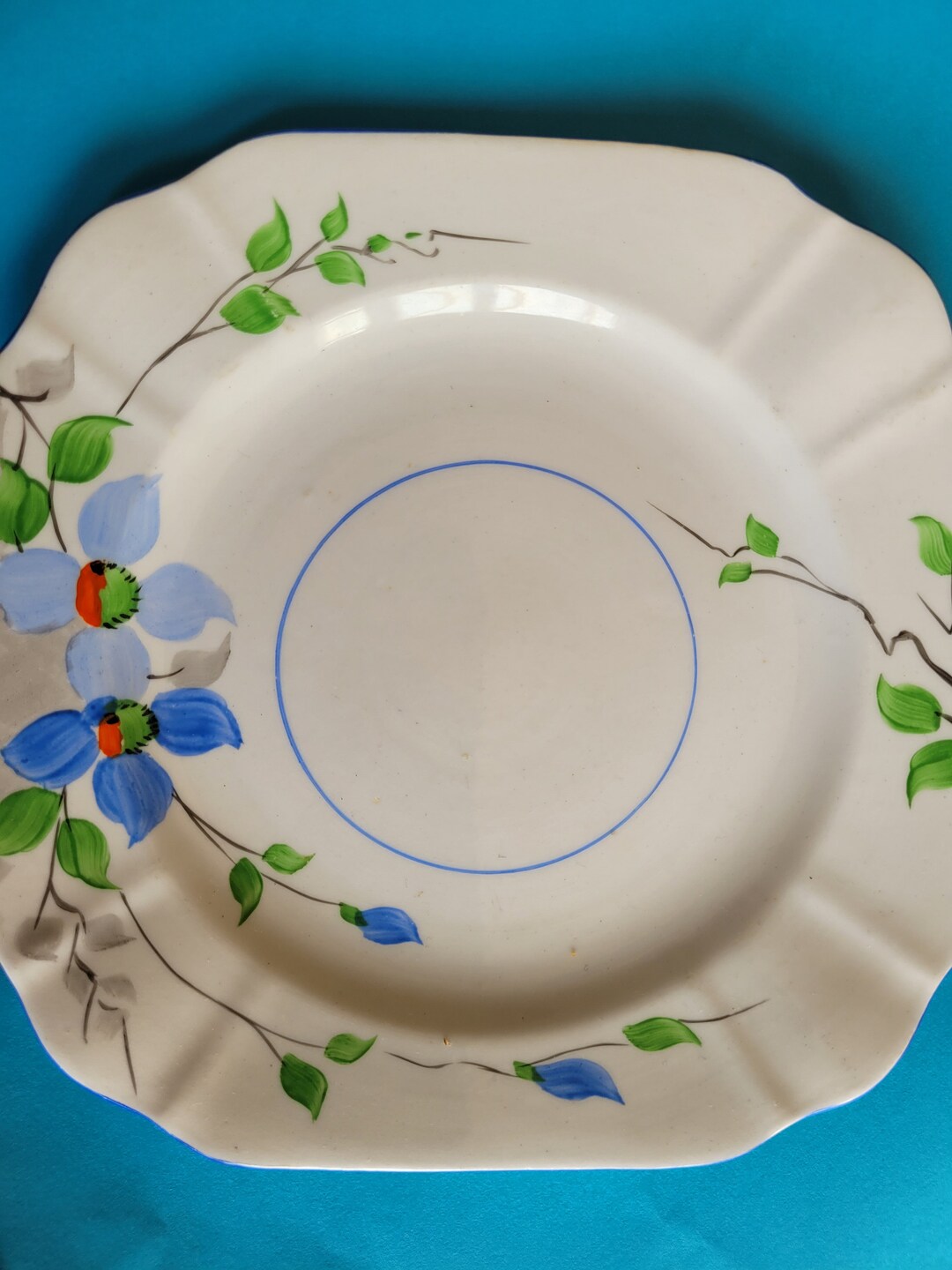 Thomas Forester Phoenix Ware Art Deco Square Plate - Etsy