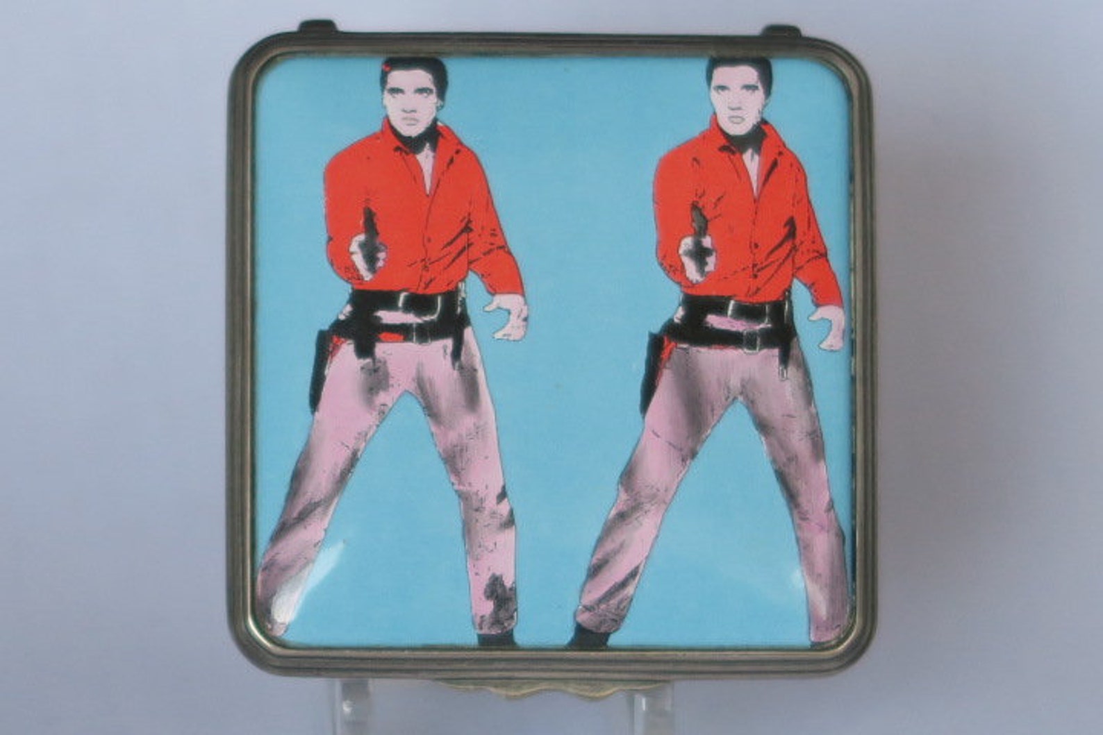 Halcyon Days Enamel Elvis I and II by Andy Warhol Box - Etsy