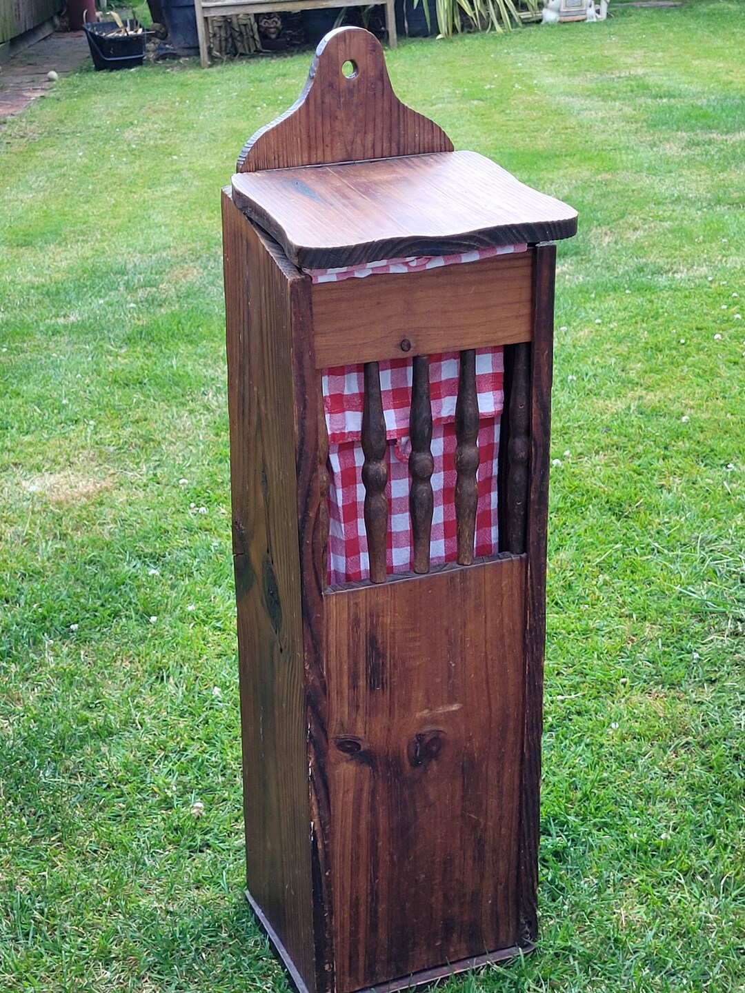 French Wooden Baguette Box, Rustic Kitchen Bread Storage - Etsy