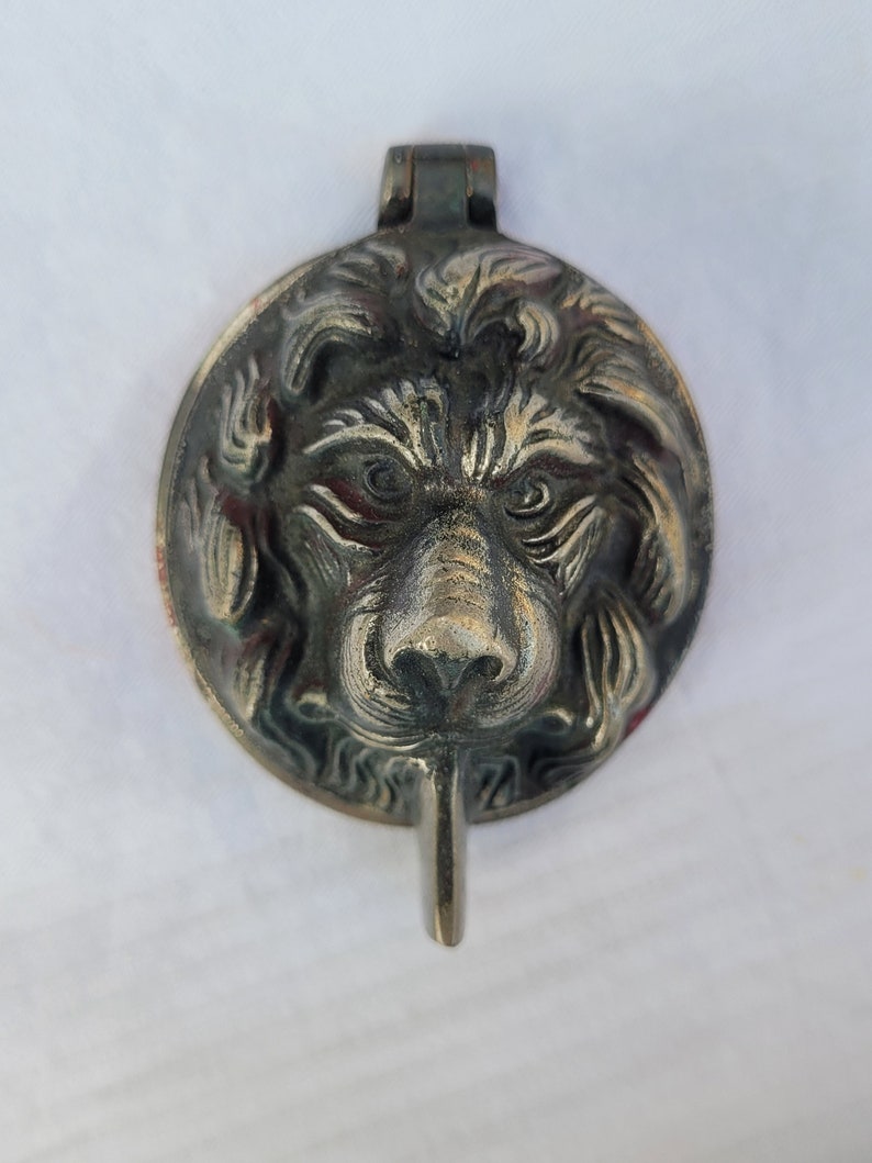 Antique Metal Lion Mask Door Lock Cover - Etsy