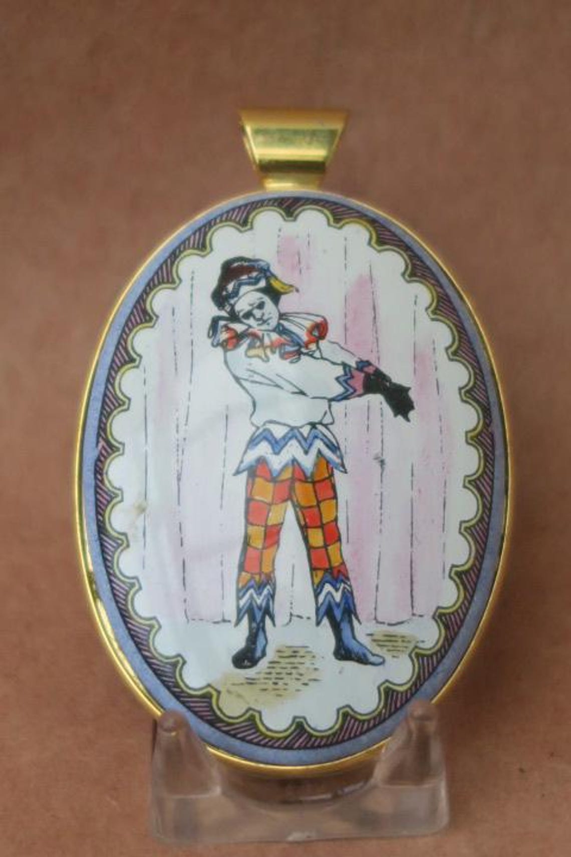 Halcyon Days Pendant Petrushka Enamel - Etsy