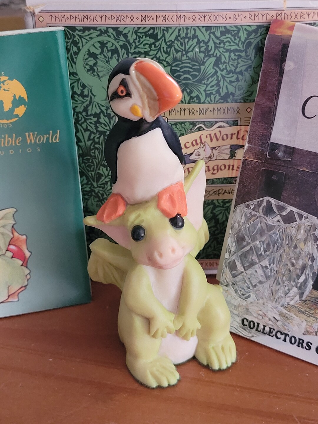 Pocket Dragon He Ain't Heavy He's My Puffin, Boxed - Etsy