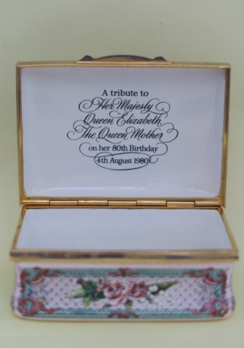 Rare Halcyon Days Queen Mother 80th Birthday Box Ltd Ed #2 - Etsy