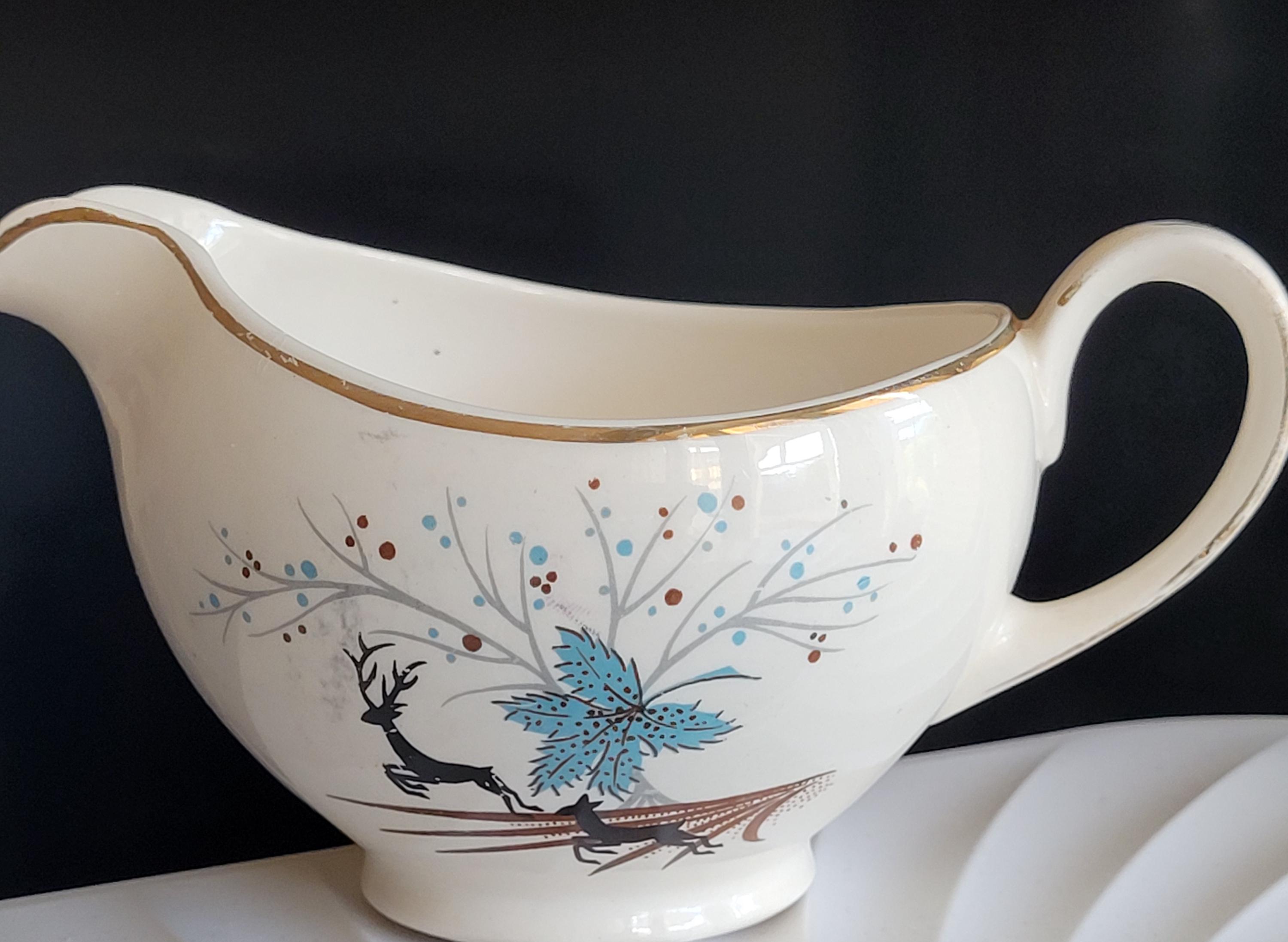 Meakin Leaping Deer Milk Jug Vintage British - Etsy