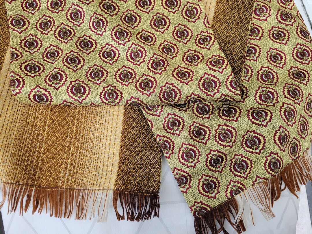 Vintage WOODLAND Scarf Cravat Dapper Mod Scooter Goodwood Ascot Tootal ...