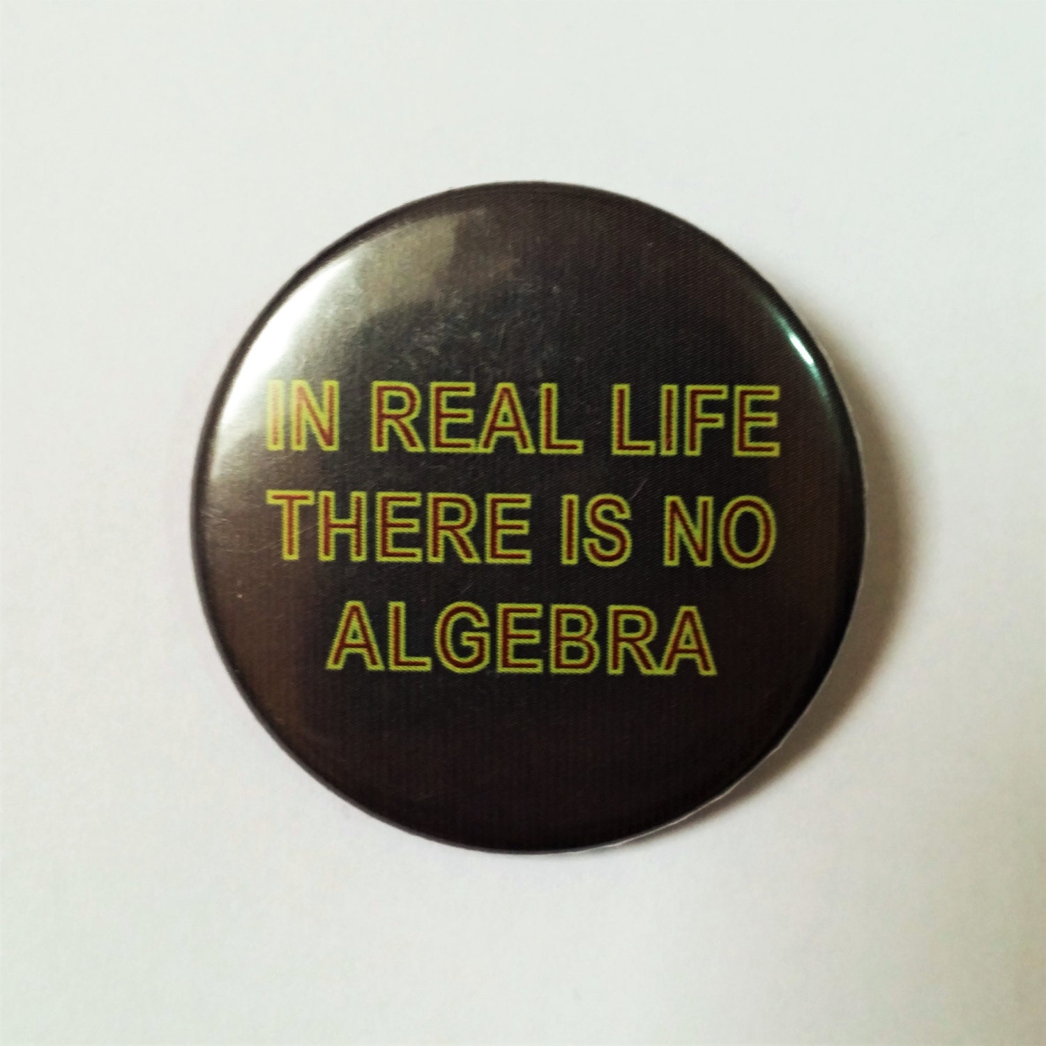 Twin Peaks Button Pin Badge in Real Life There is No Algebra - Etsy