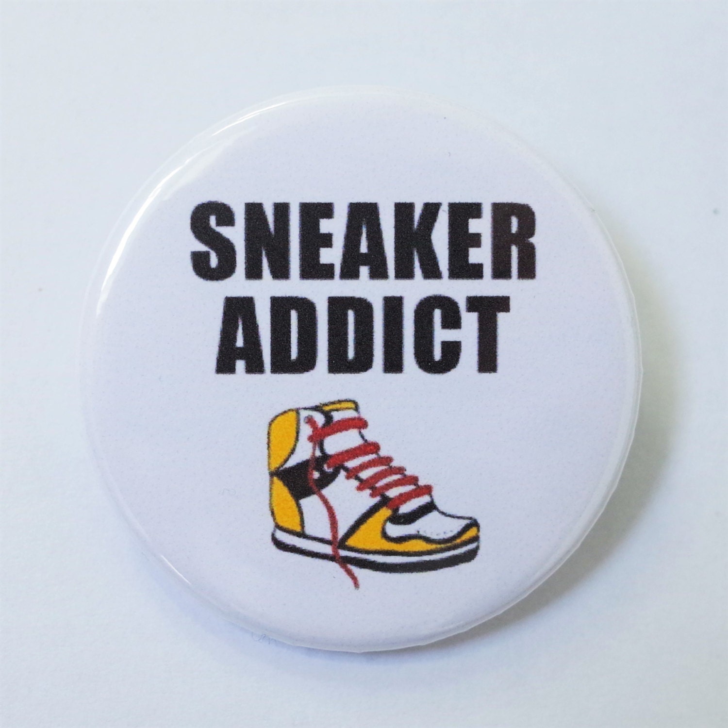 Funny Sneaker Addict Cute Pin Badge Trainer Pin Badge Shoe - Etsy UK