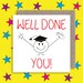 Well Done Graduation Card Congratulations Card College University Card ...