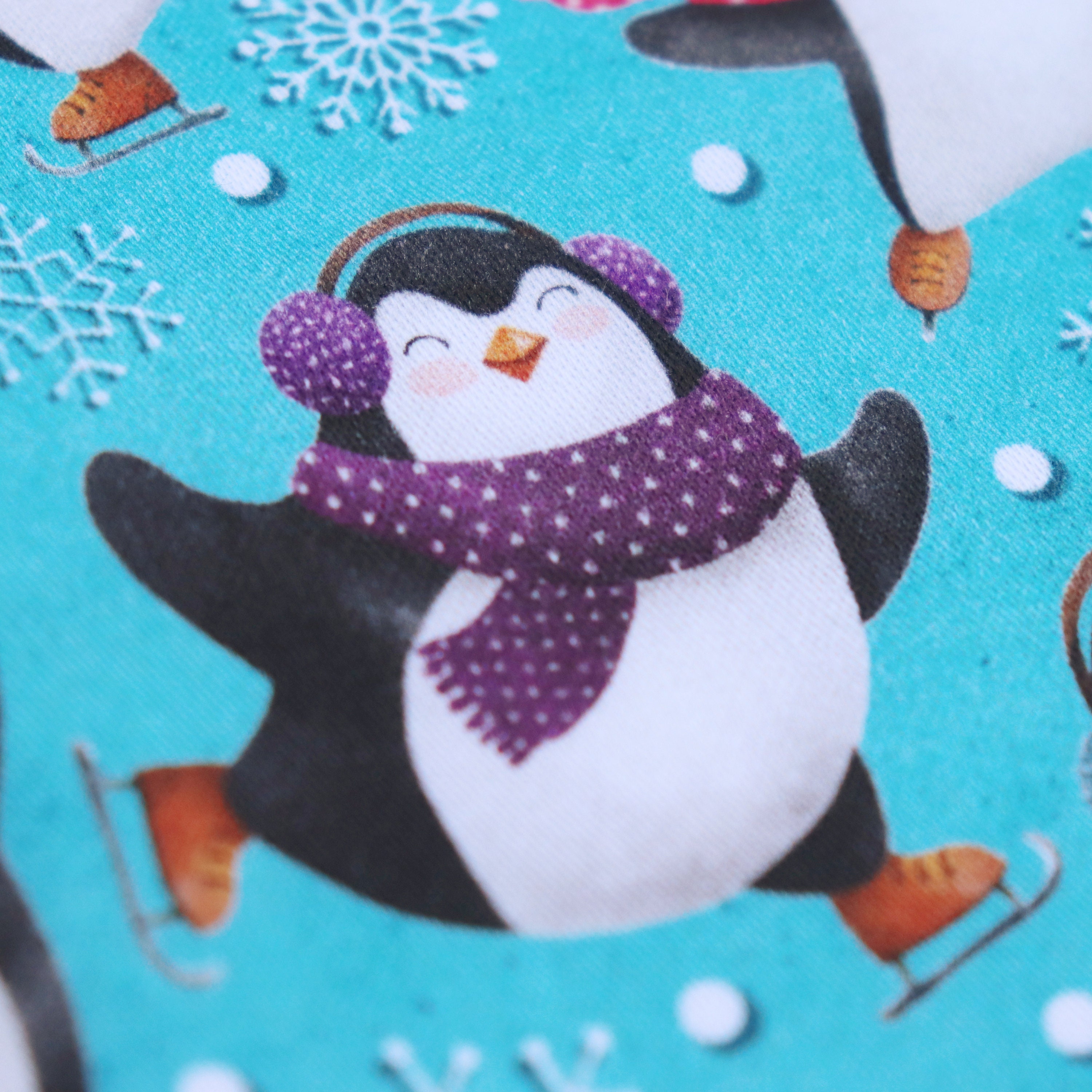 Original fabric with digital print on 100% cotton penguins | Etsy