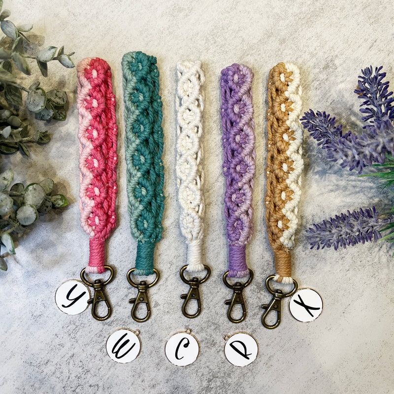 Macrame Keychain - Etsy